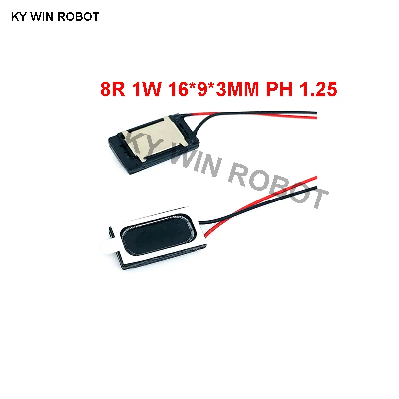 1 pair Notebook Speaker Computer Horn 1W 8R 1609 Loud speaker 8 ohms 1 Watt 8R 1W 16*09*3MM with ...