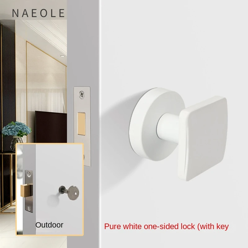 Hidden-door-lock-with-key-background-wall-hidden-single-side-lock ...