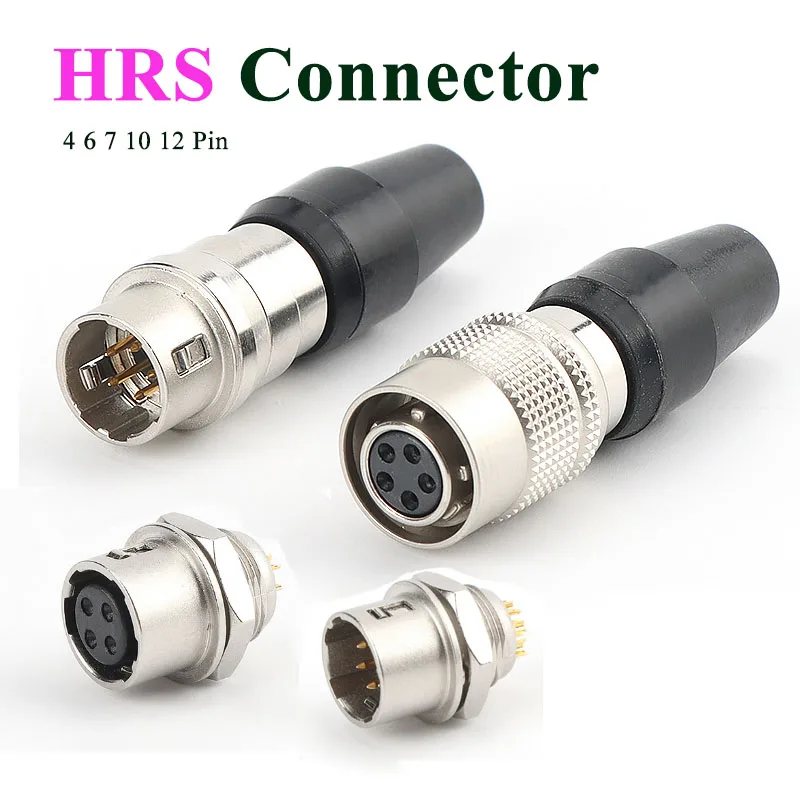 Compatible with Hirose Aviation Plug HRS 4 6 7 10 12 Pin Self-locking ...