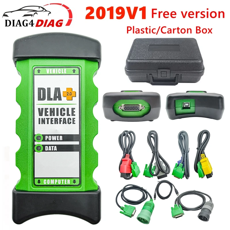 Professional Diagnostic Tool 2019 V1 Heavy Duty Truck Scanner DLA+ 2.0 ...