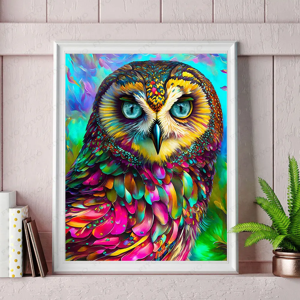 Abstract Owl Art