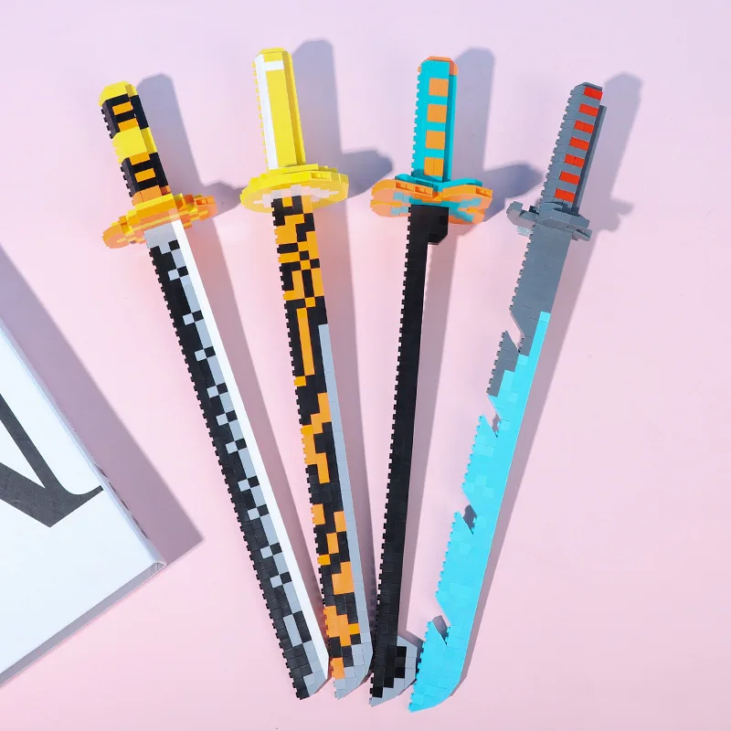 Xiaofangle-88024-88027-Factory-Wholesale-Boy-Toy-Sword-Assembly-Model ...