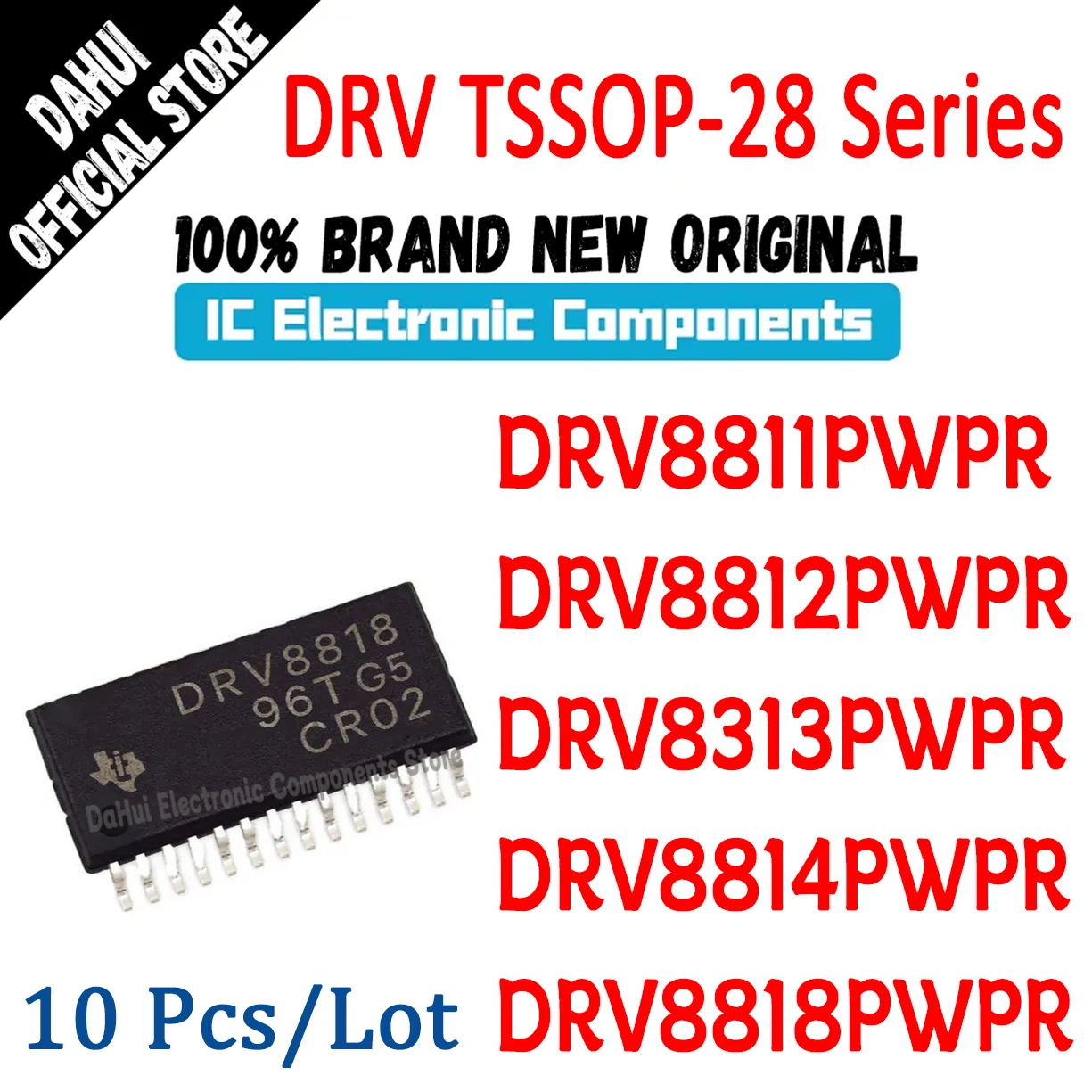 10Pcs-DRV8811PWPR-DRV8812PWPR-DRV8313PWPR-DRV8814PWPR-DRV8818PWPR-DRV8811-DRV8812-DRV8313 ...