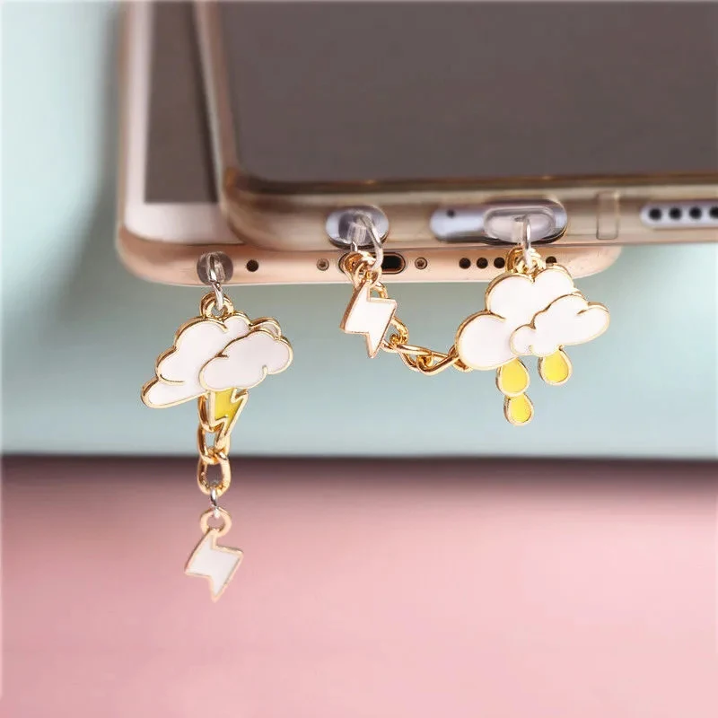 Clouds-Cute-Dust-Plug-Charm-Kawaii-Phone-Anti-Dust-Cap-Charge-Port-Plug ...