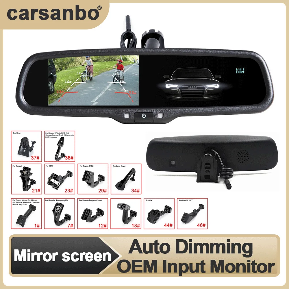 Carsanbo-Car-4-3-Inch-Mirror-Screen-Rear-View-Mirror-HD-Screen-OEM ...