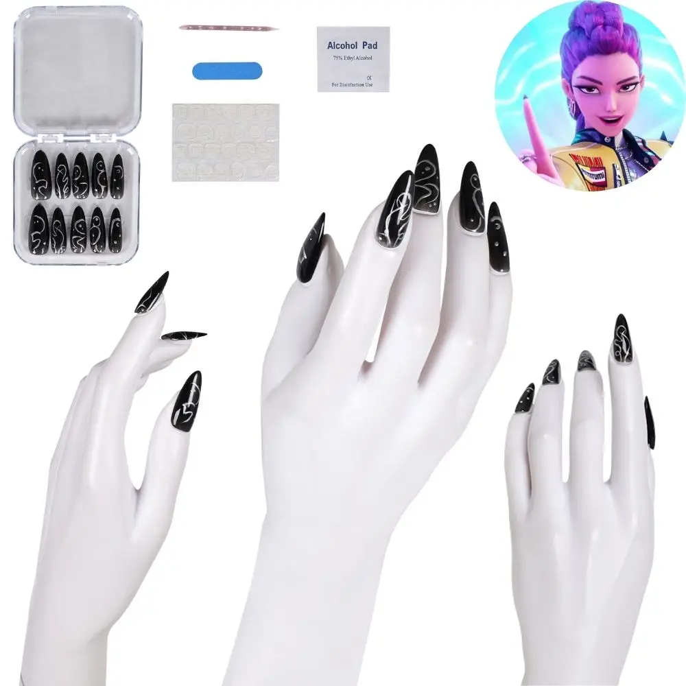 Kpop Demon Hunter Nail Kit: The Ultimate Cosplay Accessory for Rumi ...