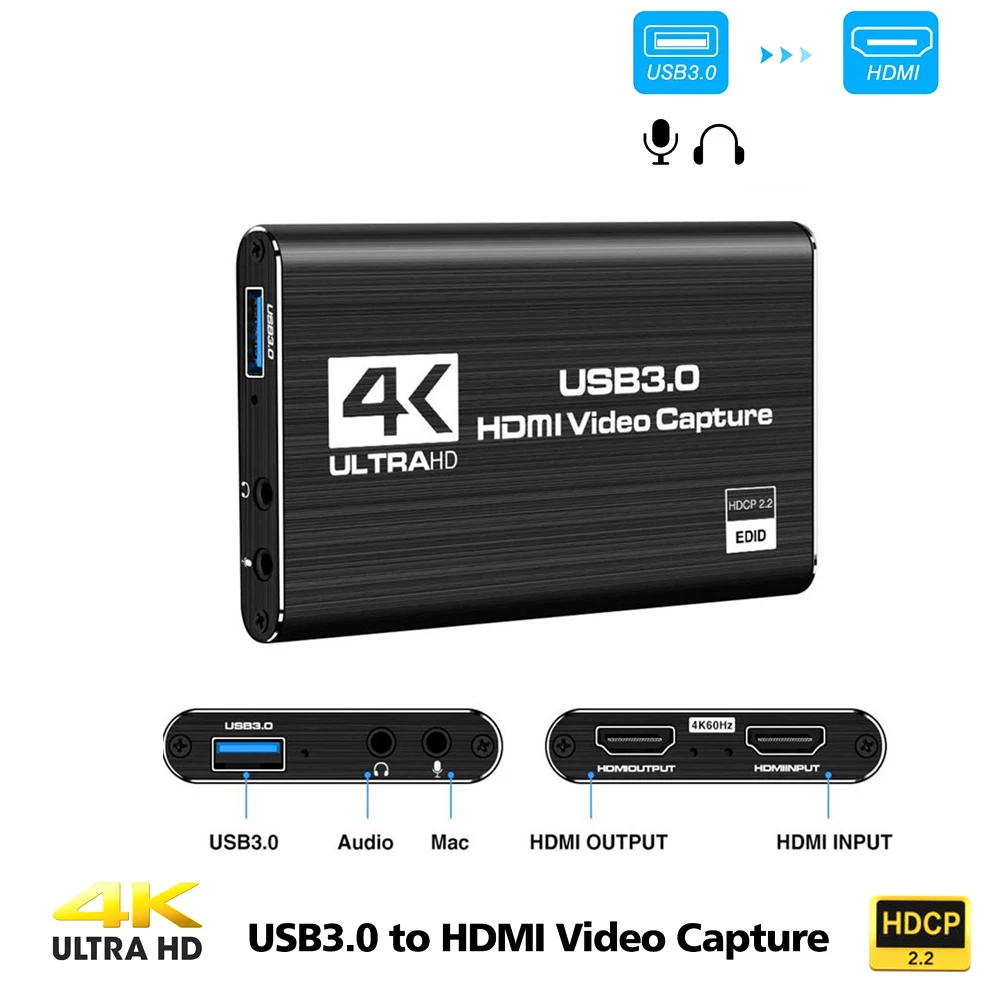 4K-USB-3-0-Video-Capture-Card-HDMI-compatible-1080P-60fps-HD-Video ...