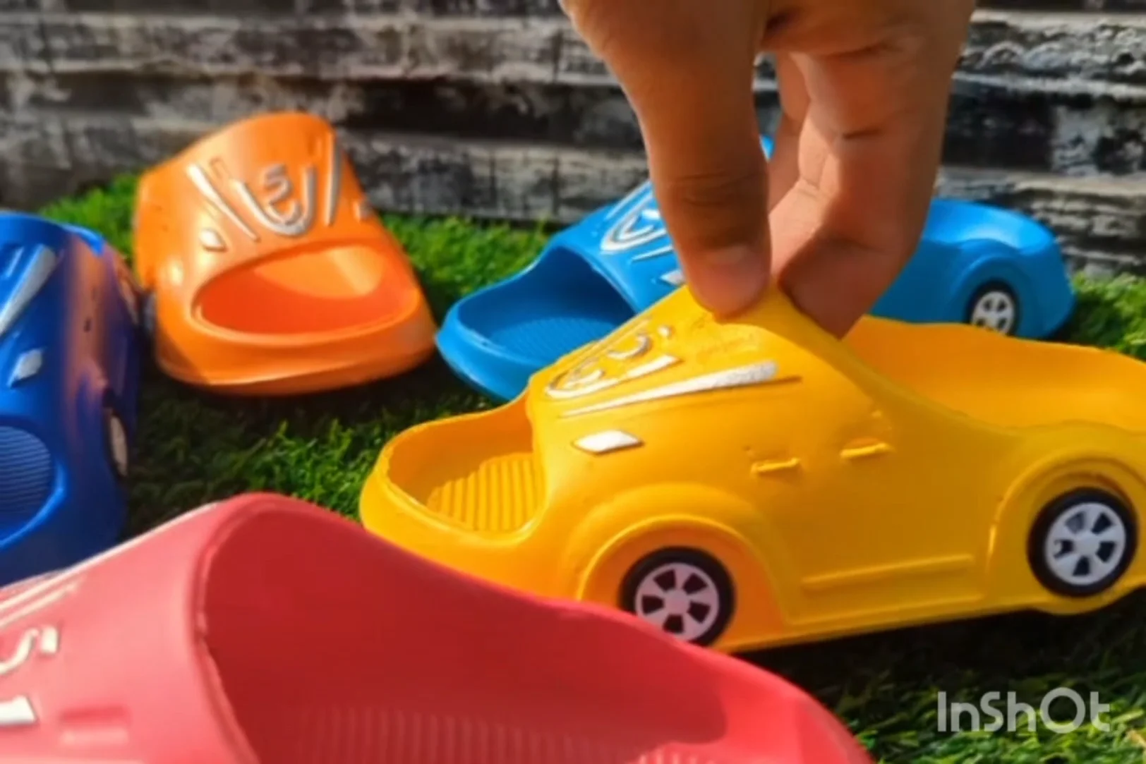 Kids car tyre design slippers || Soft multi colour slippers chappal for ...