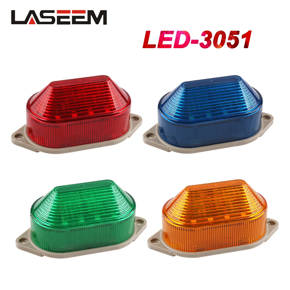 LED-3051 Strobe Signal Warning light 12V 24V 220V Indicator light LED ...