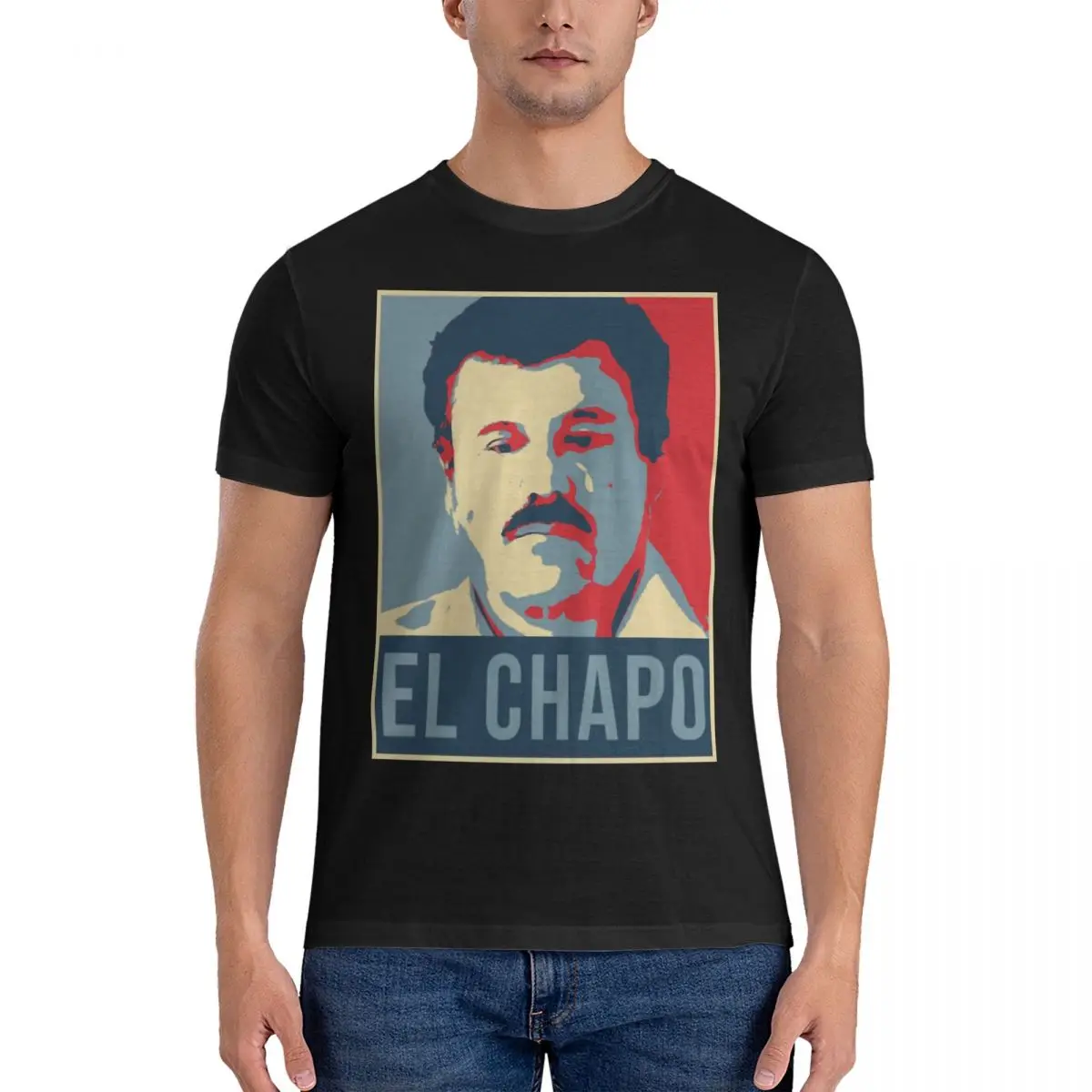 Joaquin-El-Chapo-Guzman-Narcos-Crime-TV-Pablo-Escobar-T-Shirt-for-Men ...