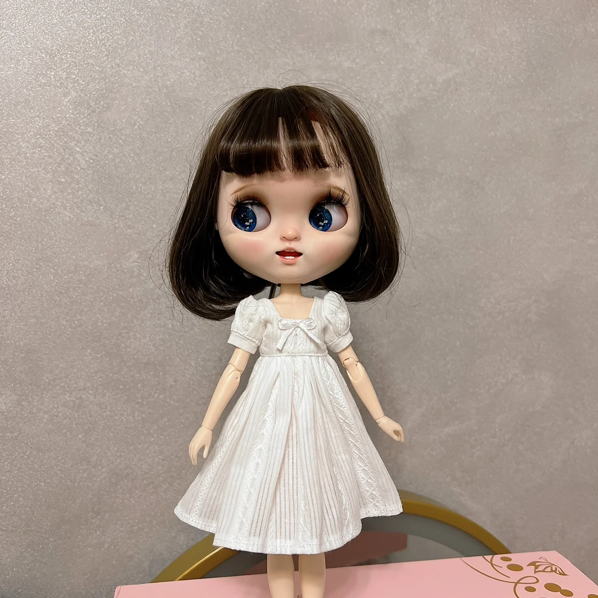 blythe-dolls-clothes-casual-dress-multi-color-handmade-Dress-for-Blythe ...