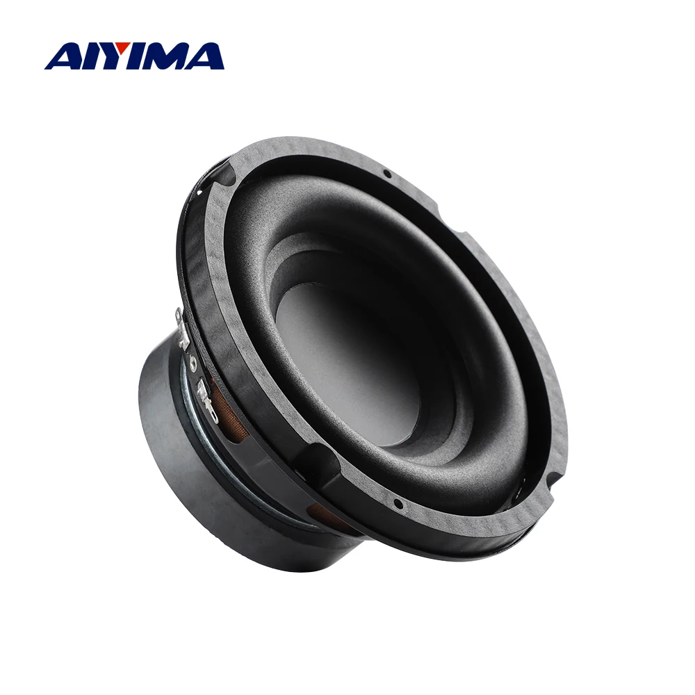AIYIMA 6.5 Inch Subwoofer Speaker 4 Ohm 40W Woofer Sound Audio Speaker Hifi Music Home Theater ...