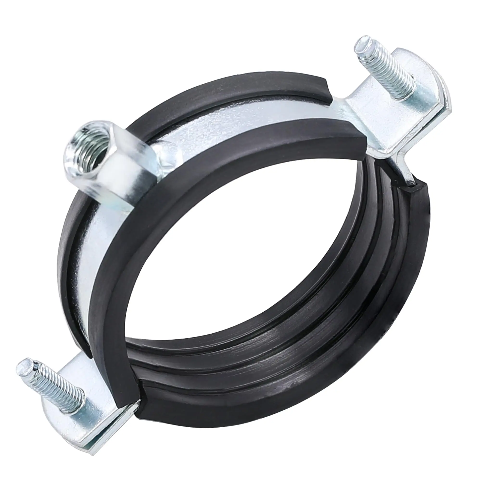 2PC-Fit-75-160mm-Tube-OD-M8-M10-Female-Pipe-Clamp-Bracket-Support ...