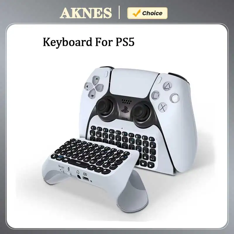 Wireless Keyboard for PS5 Controller Handle Bluetooth External Keyboard ...