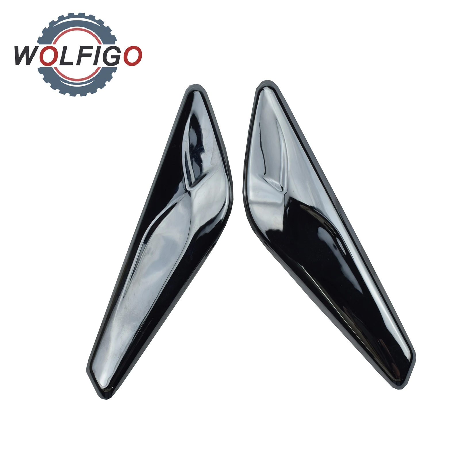 Chrome Left or Right Fender Side Marker Turn Signal Light Lamp Trim ...