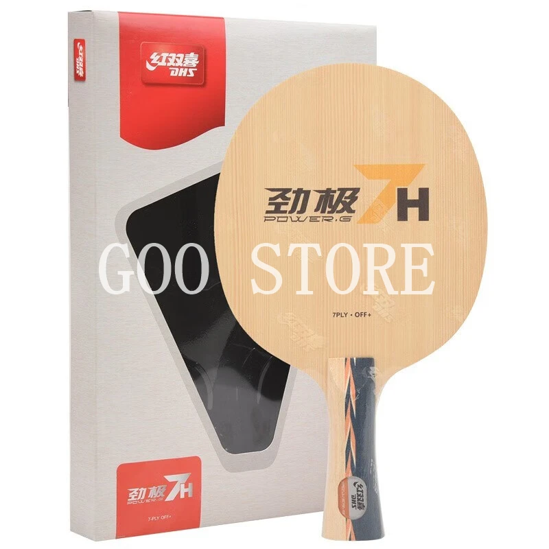 DHS POWER G7H PG7H Table tennis blade pure wood ply 7 for racket ping ...