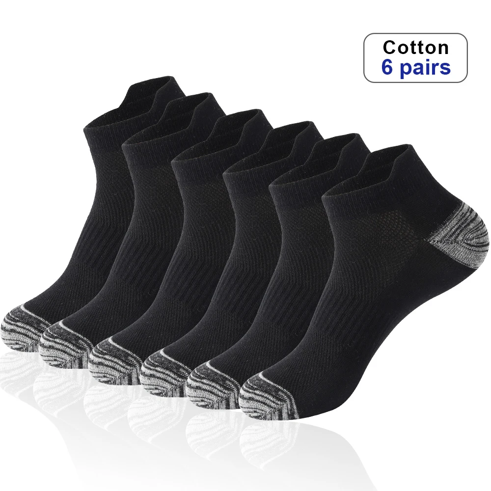 6-Pairs-Men-Ankle-Socks-floor-sock-Cotton-Sports-Socks-Mesh-Casual ...