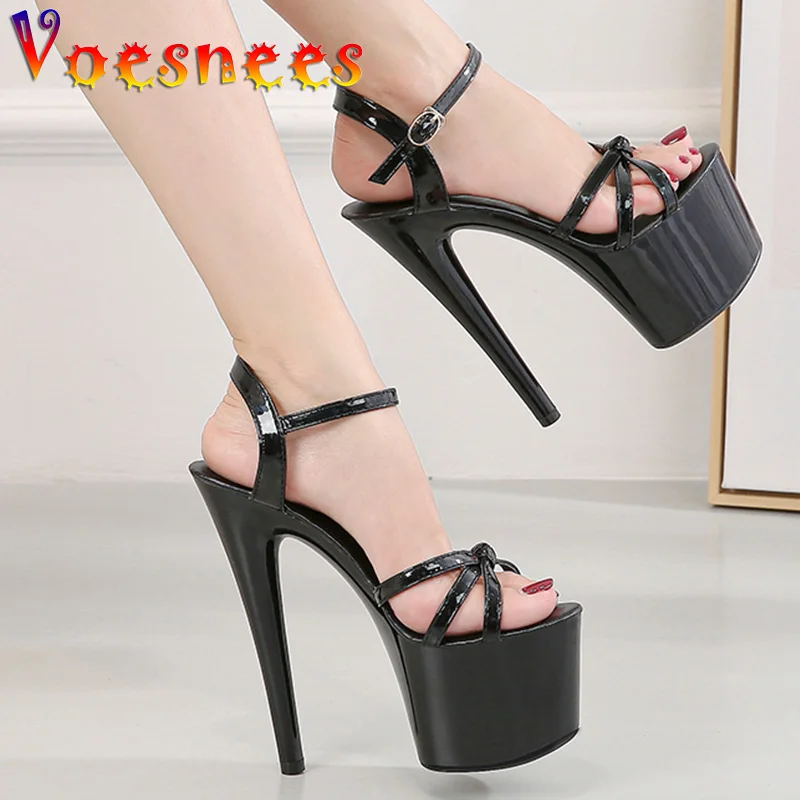 Platform-Stripper-Heels-Shoes-For-women-Open-Toe-Sandals-Girls-Shoe-for ...