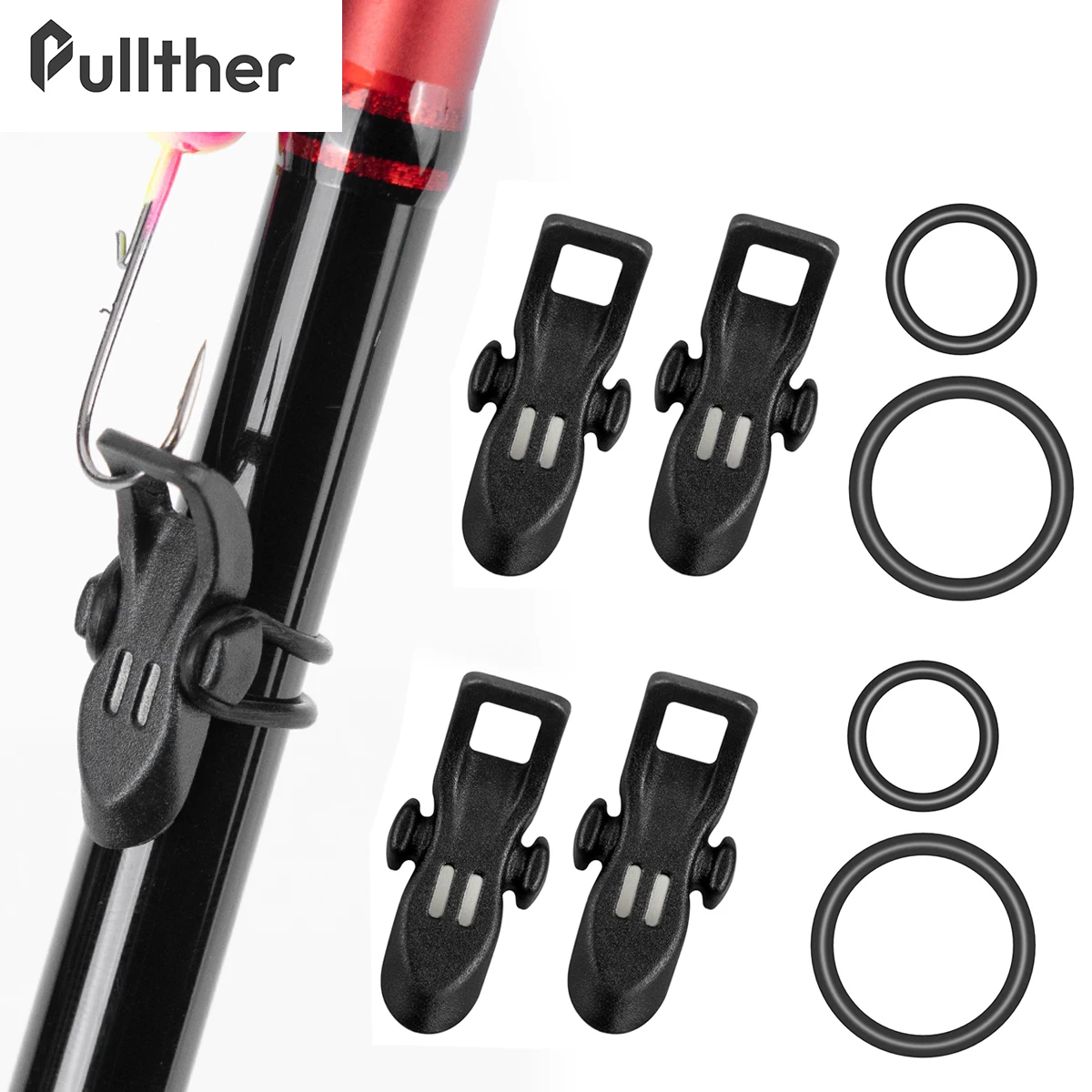 Pullther Magnetic Fishing Hook Keeper Lure Bait Holder for Rod Fish ...