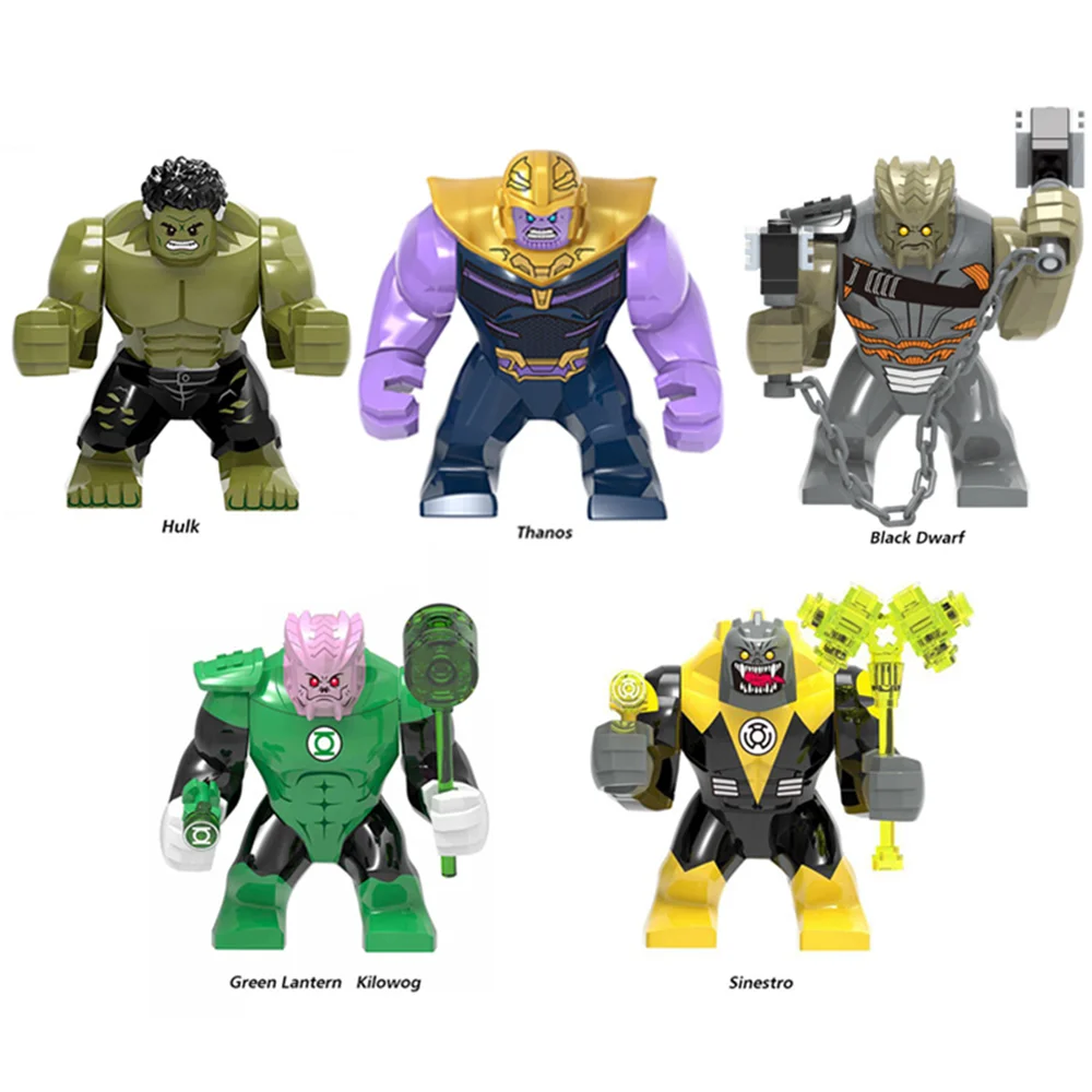 Big Size Hulk Thanos Strange Toy Black Dwarf Green Lantern Sinestro ...