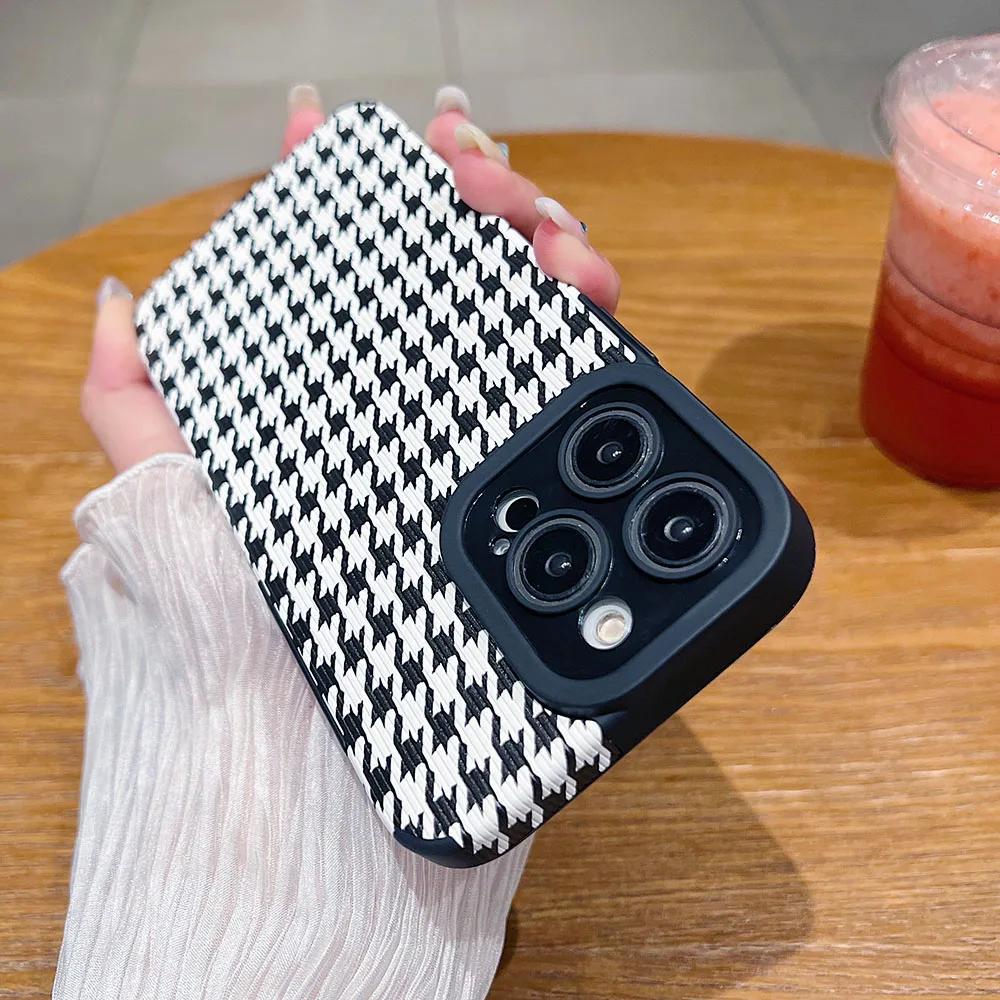 Funda-de-tel-fono-con-pata-de-gallo-para-iPhone-carcasa-trasera-de ...