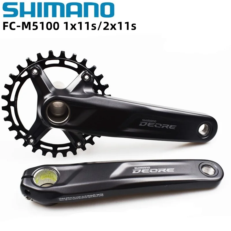 Shimano Deore M5100 Crankset 1x11s 11s 2x11s 11 Speed Mountain Bike Bicycle Crankset 96BCD 64BCD ...