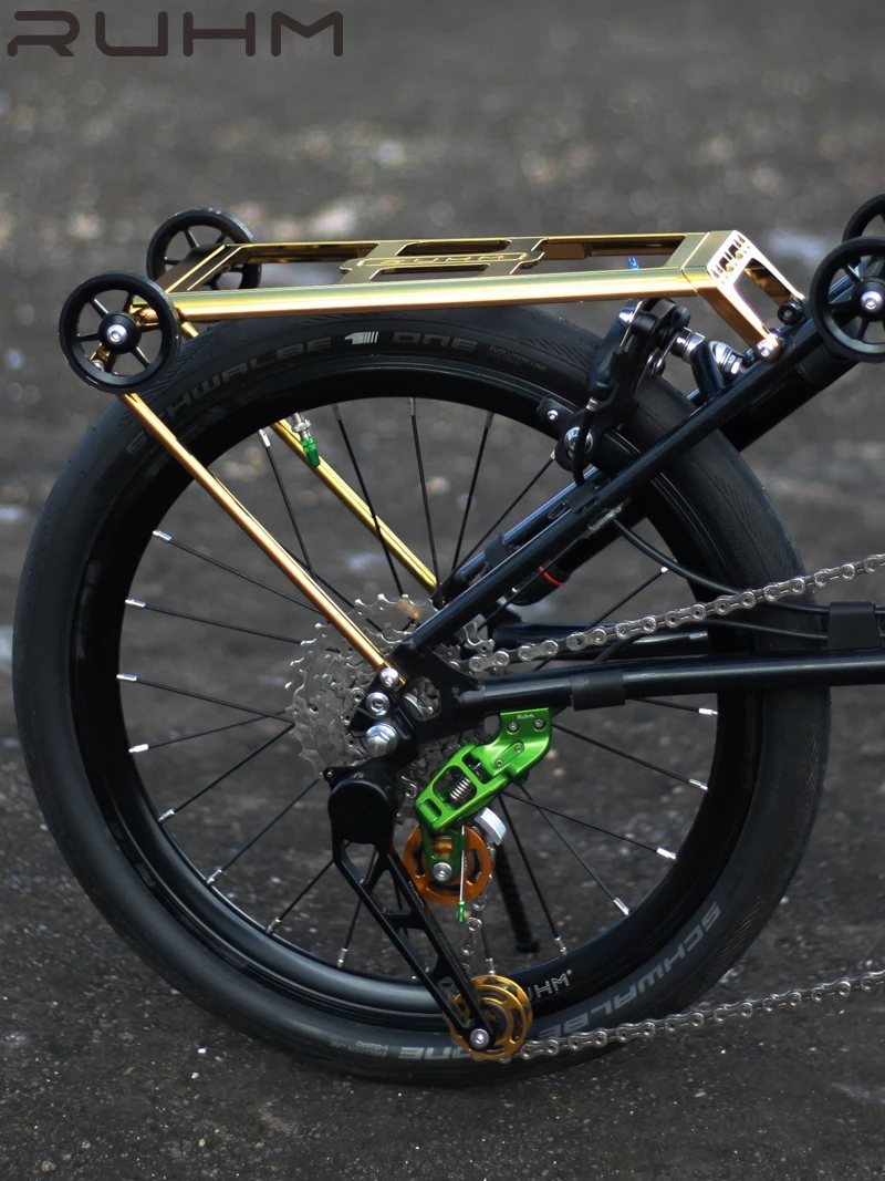 Ruhm P T Line A C line Rear Rack for Brompton Bike Shelf Electroplate ...