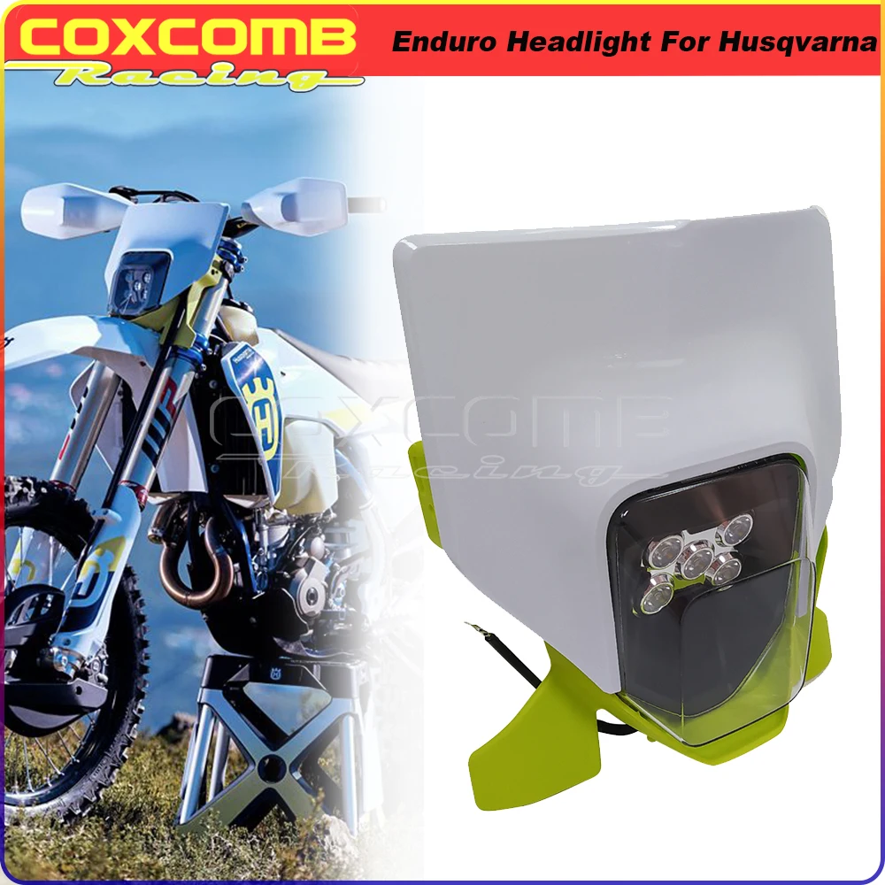 Motocross-MX-Dual-Sport-LED-Headlight-Headlamp-Front-Lamp-Light-For ...