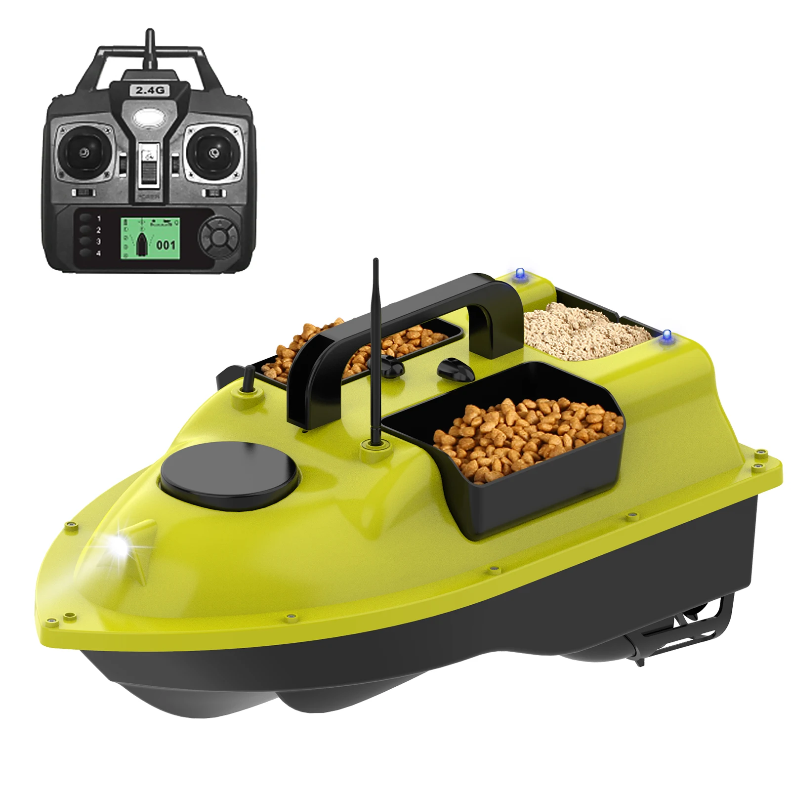 GPS-Fishing-Bait-Boat-with-3-Bait-Containers-Automatic-Bait-Boat-with ...