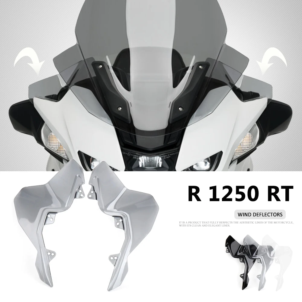New-3-Colors-Motorcycle-Handlebar-Front-Side-Wind-Deflector-Windshield ...
