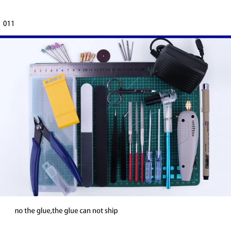 free-ship-model-tools-electric-drill-tweezers-cutters-ruler-polishing ...