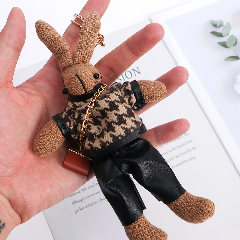 Cloth Cartoon Key Holder Kids Boys Lady Rabbit Keychains Girls Car ...