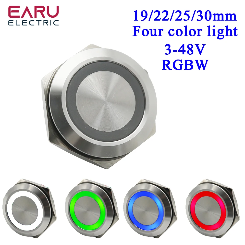 Micro Switch com Luz LED, Curto Curso, Auto Reset Instantâneo ...