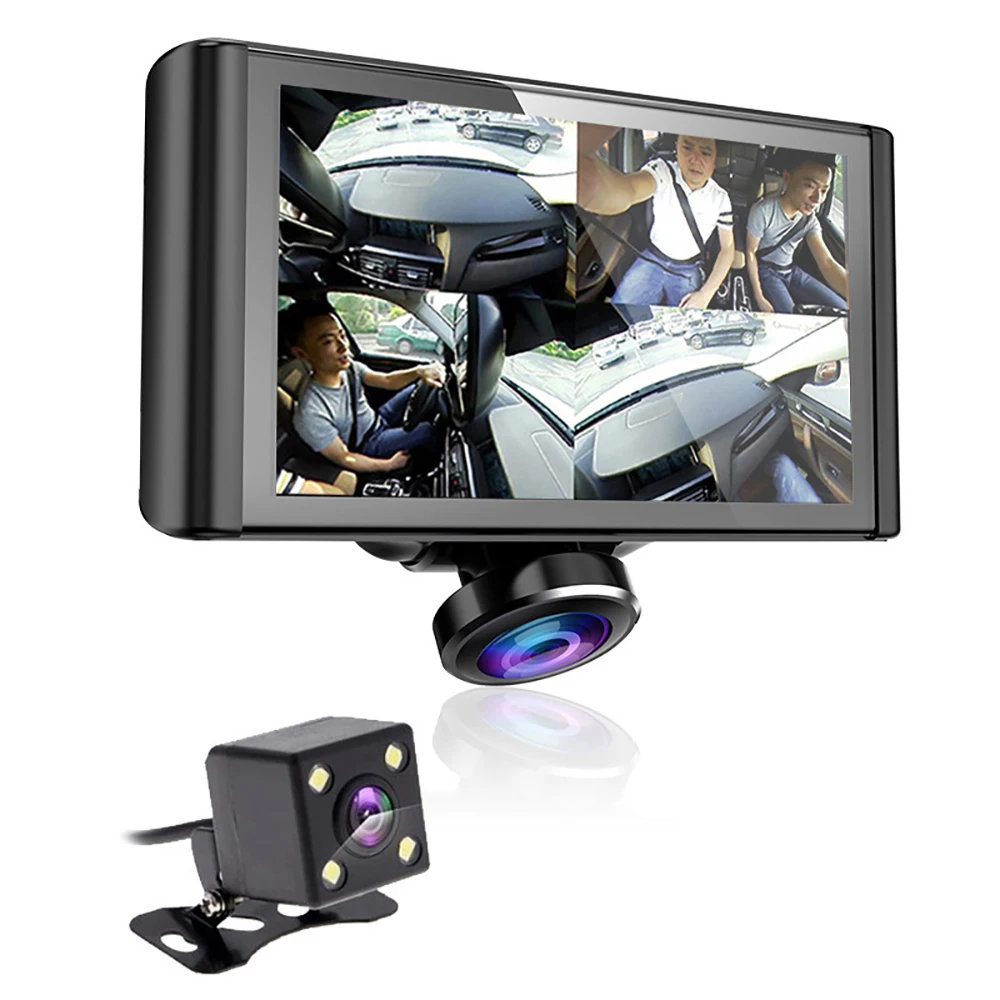 Car Dvr 1080p Full Hd 360 Degree Panoramic Dash Cam Vehicle Camera Auto ...
