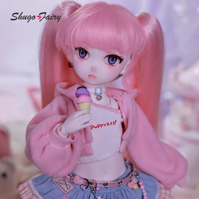 Fae BJD Doll 1/4 Romantic Anime Collection Pink Bunch Spicy ...