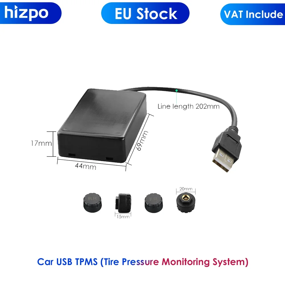 Hizpo-EU-Car-USB-TPMS-Tire-Pressure-Monitoring-System-for-Android-Multimedia-Player-Car ...
