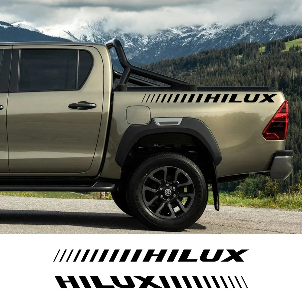 Pickup-Bed-Side-Stripes-Stickers-For-Toyota-Hilux-Revo-Vigo-Truck ...