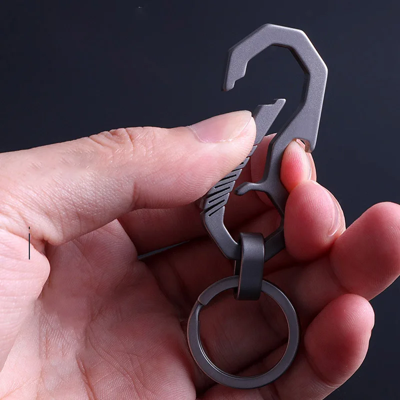 High-End-Titanium-Keychain-Luxury-Men-Car-Key-Chain-Key-Ring-Ultra ...