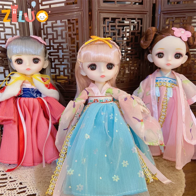 Chinese-Hanfu-BJD-Doll-16cm-Doll-Princess-Dolls-for-Girls-1-12-Ancient ...