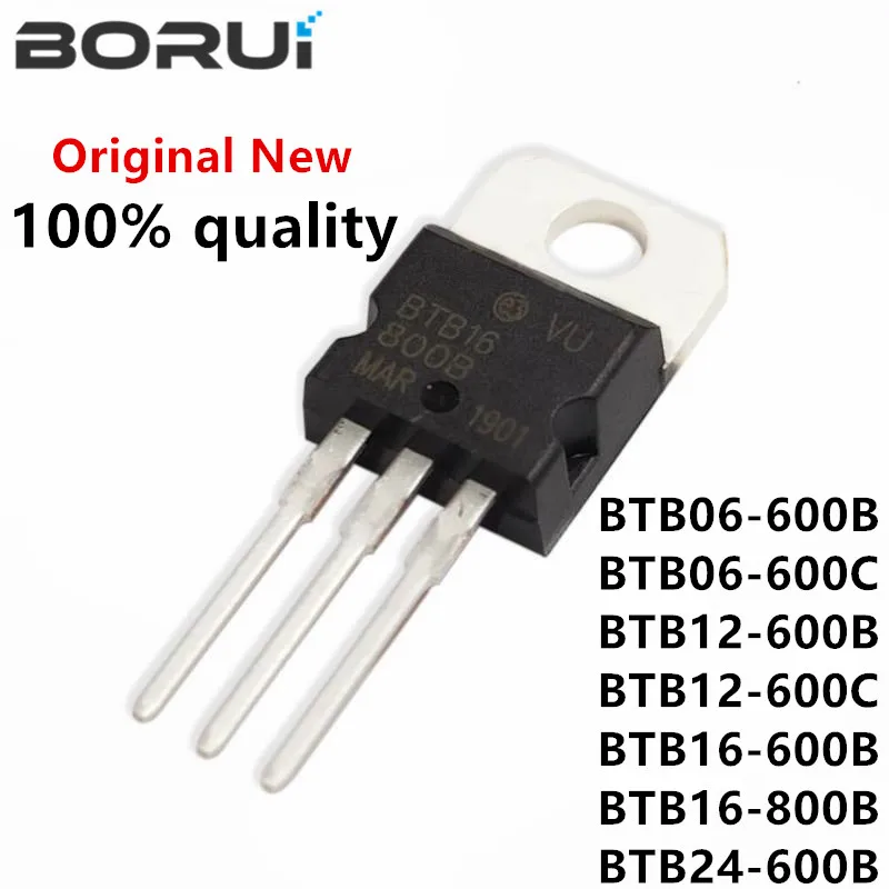 10pcs BTB16-800B BTB16-800 BTB016 BTB06-600B BTB08-600B BTB12-600B ...