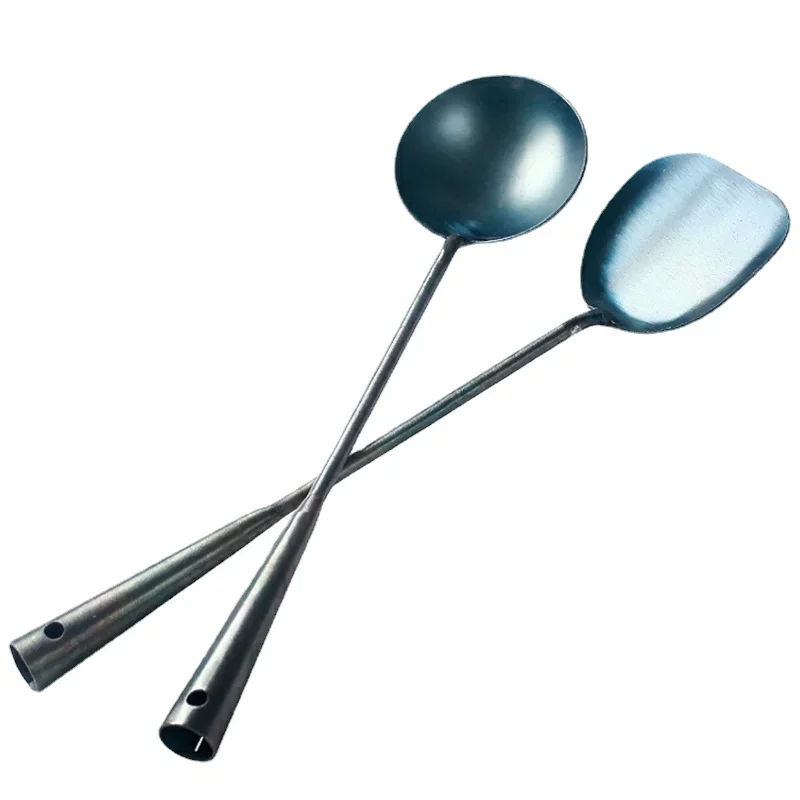 Kitchen-Utensils-Wok-Spatula-Spoon-Chinese-Traditional-HandMade-Iron ...