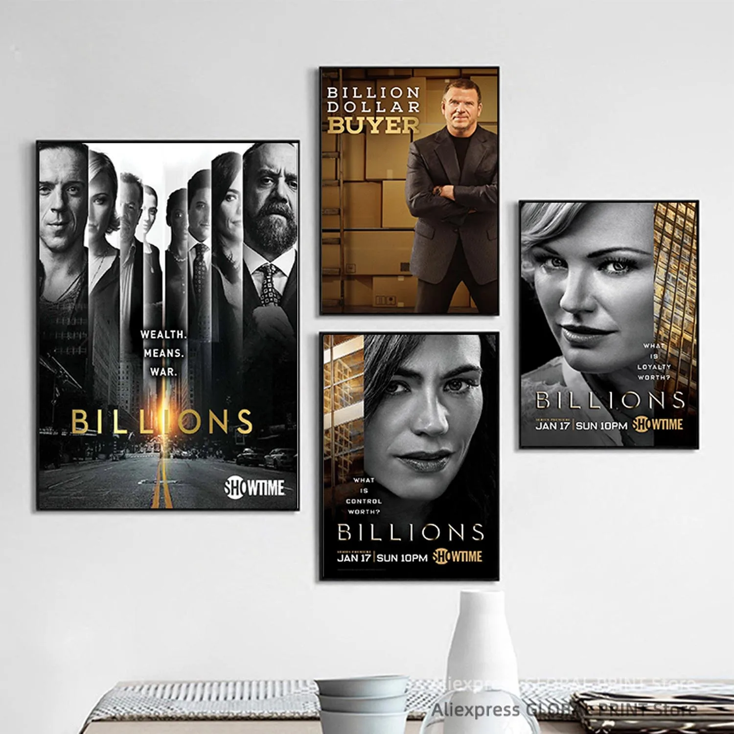 Billions TV Show Poster ,Movie Tv Play Serial Canvas Posters and Prints ...