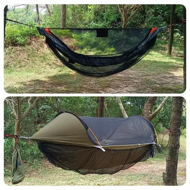 Traveler-Hammock-Bottom-Mosquito-Cover-Camping-Hammock-Quick-Opening ...