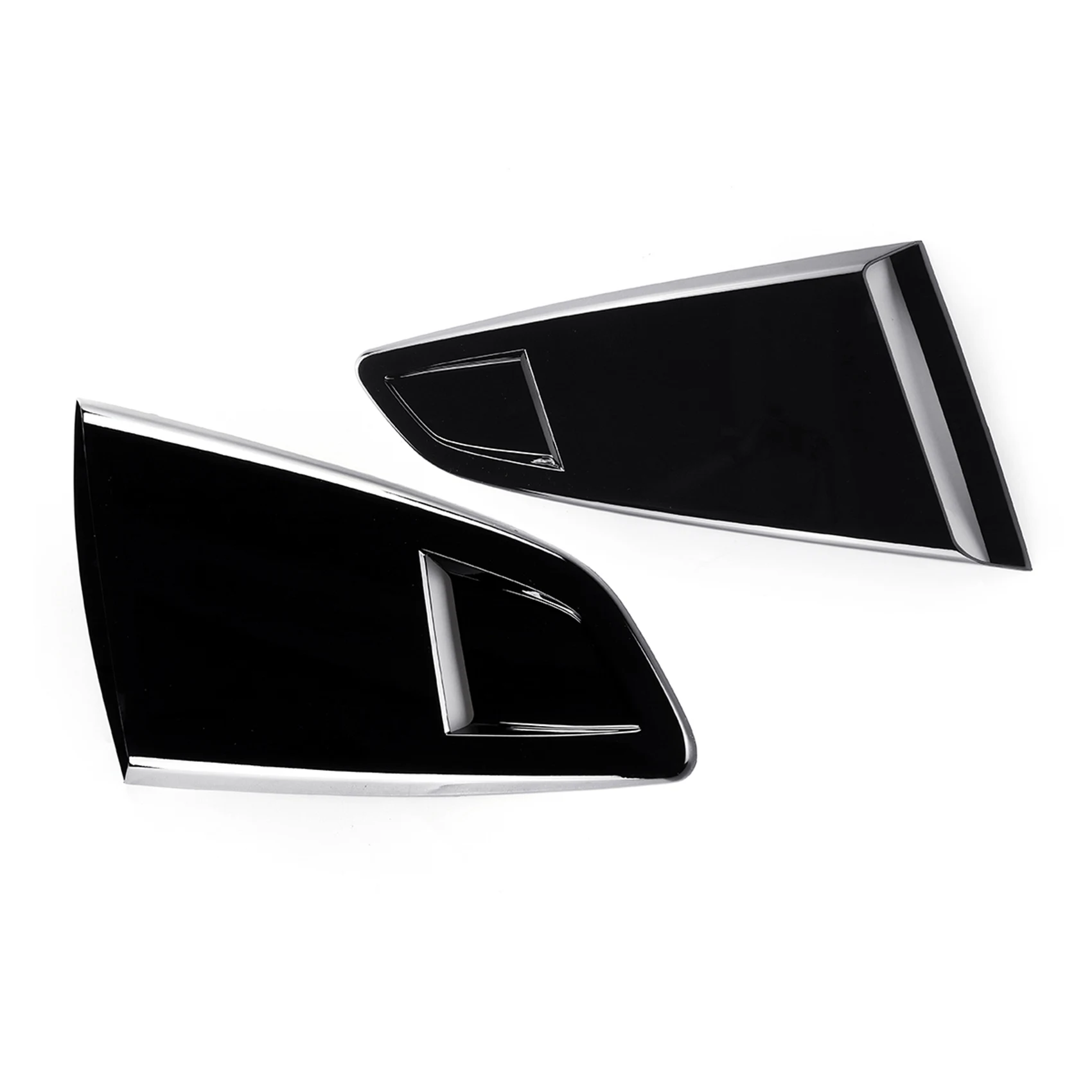 Car-Side-Window-Quarter-Louver-Side-Vent-Scoop-Cover-Trim-Rear-Window ...
