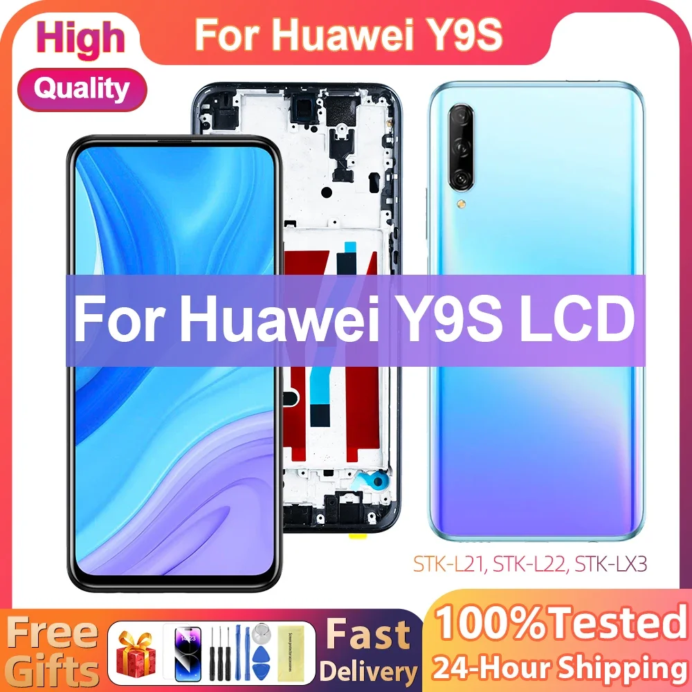 100-Tested-For-Huawei-Y9S-LCD-Display-Touch-Screen-Digitizer-Assembly ...