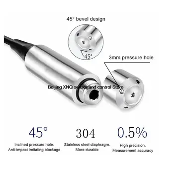 12-24VDC H2O Liquid level sensor integrate level transmitter input type ...