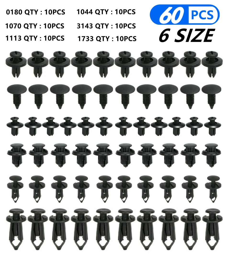 Clips de sujeción automáticos para Chevrolet, Cruze, TRAX, Aveo, Sonic ...