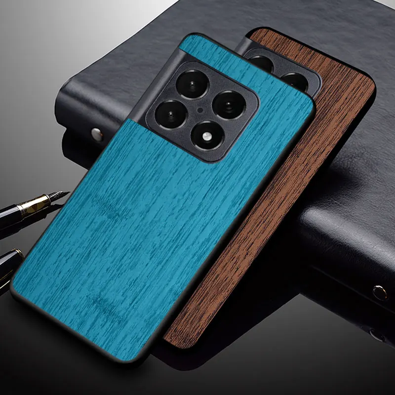 Luxury Retro Wood Leather Case For Oneplus 10 Pro 10T 9 9R 9RT 8 8T 4G ...