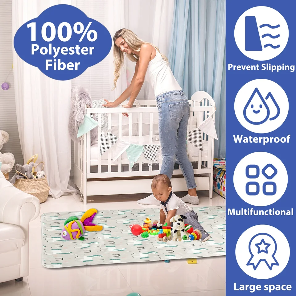 Baby Led Weaning Supplies 100 Pack 28x47 Disposable Floor Splat Mats ...