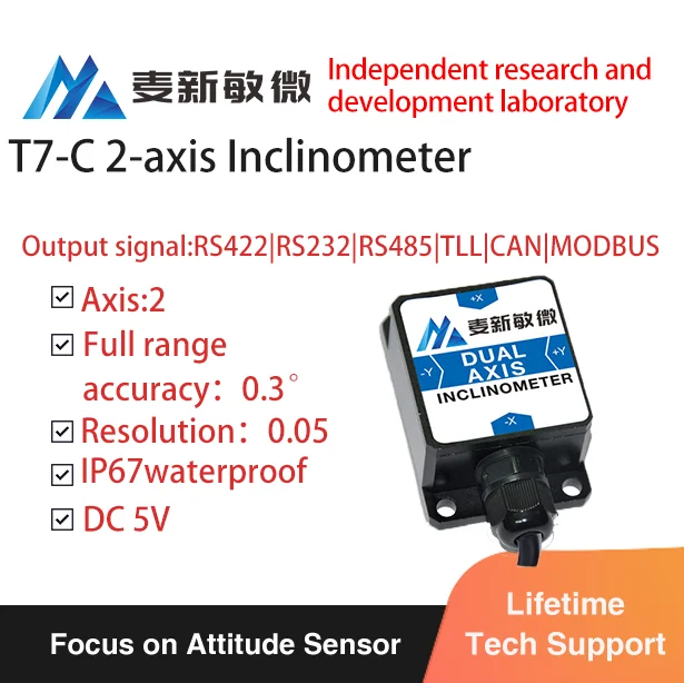 T7-C-RS422-Best-Sensor-arduino-Sensores-Mems-Inclinometer-DC-5V-Module ...